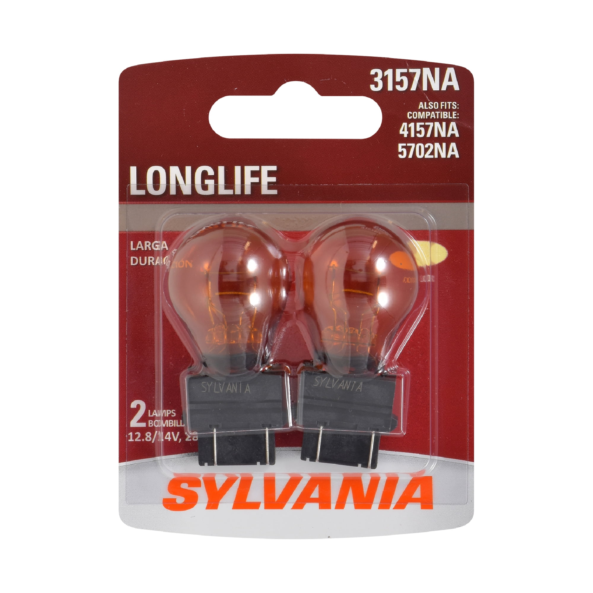 SYLVANIA 3157A Long Life Mini Bulb, 2 Pack - Walmart.com