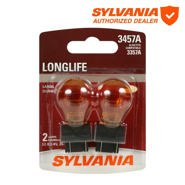 Sylvania 3457A Long Life Mini Bulb, 2 Pack, Compatible with Multiple Cars - Walmart.com