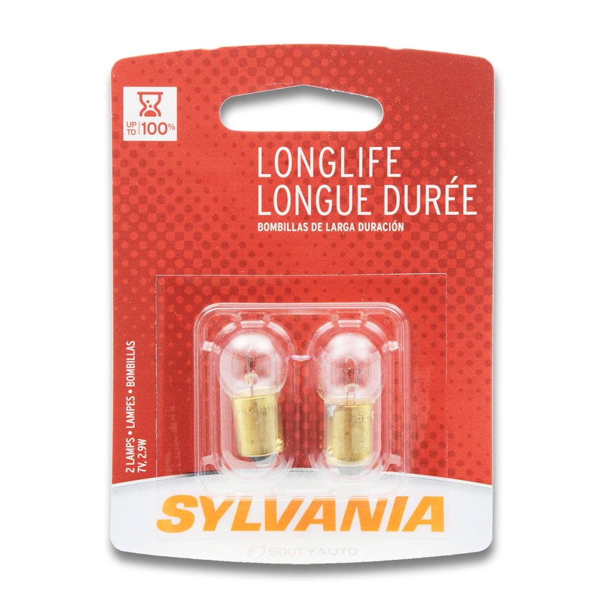 SYLVANIA 55LL.BP2 Long Life Multi Purpose Light Bulb - Walmart.com