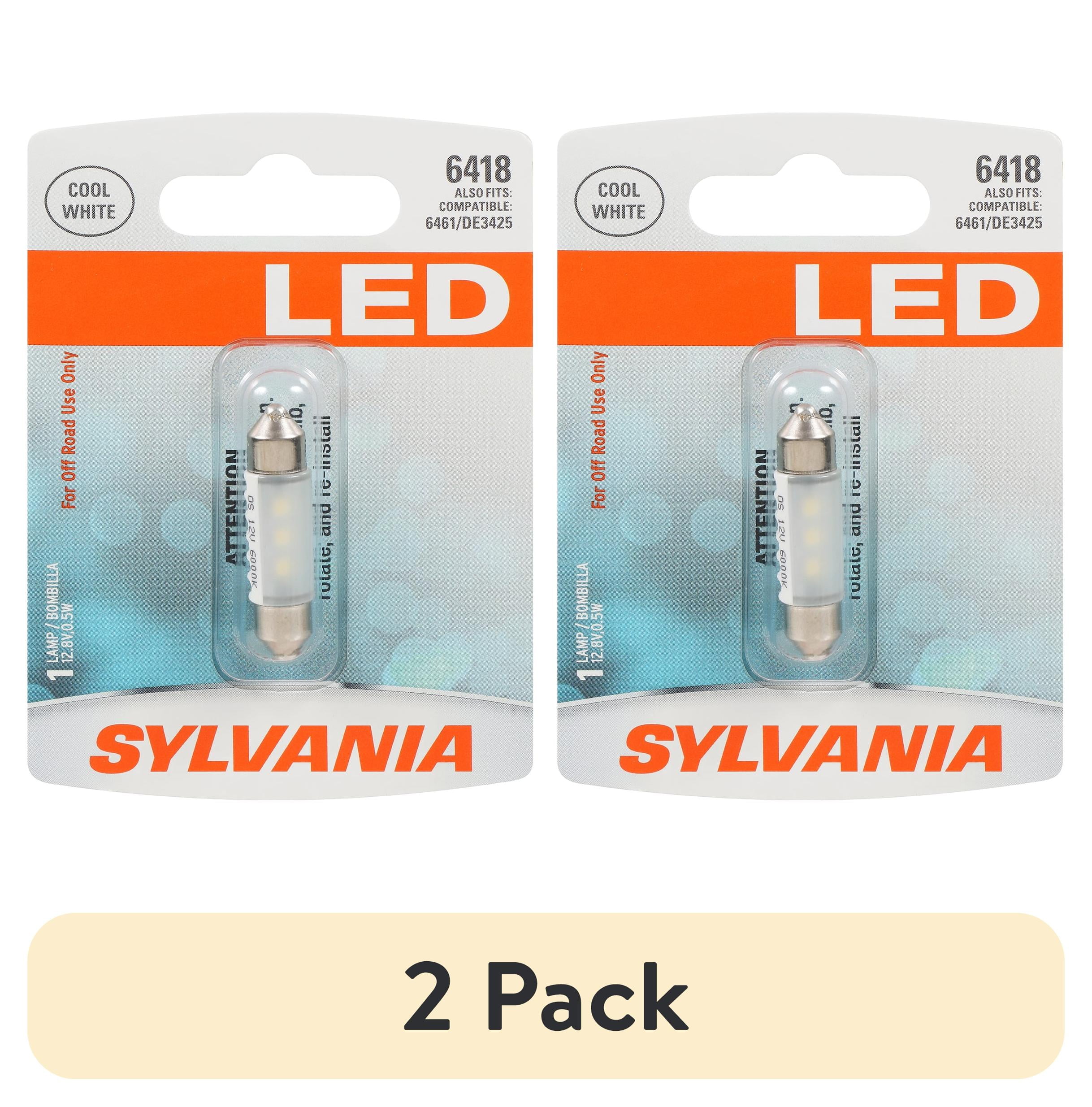 (2 pack) SYLVANIA 6418 WHITE SYL LED Mini Bulb, 1 Pack - Walmart.com