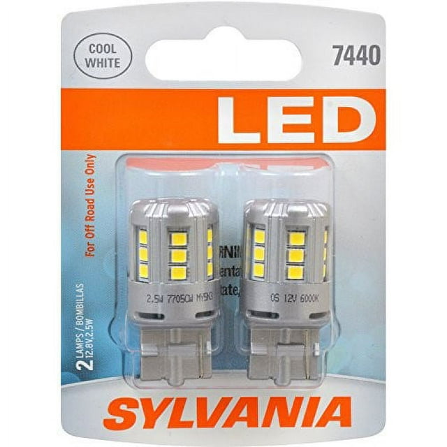 SYLVANIA 7440 T20 White LED Bulb (Pack of 2) - Walmart.com