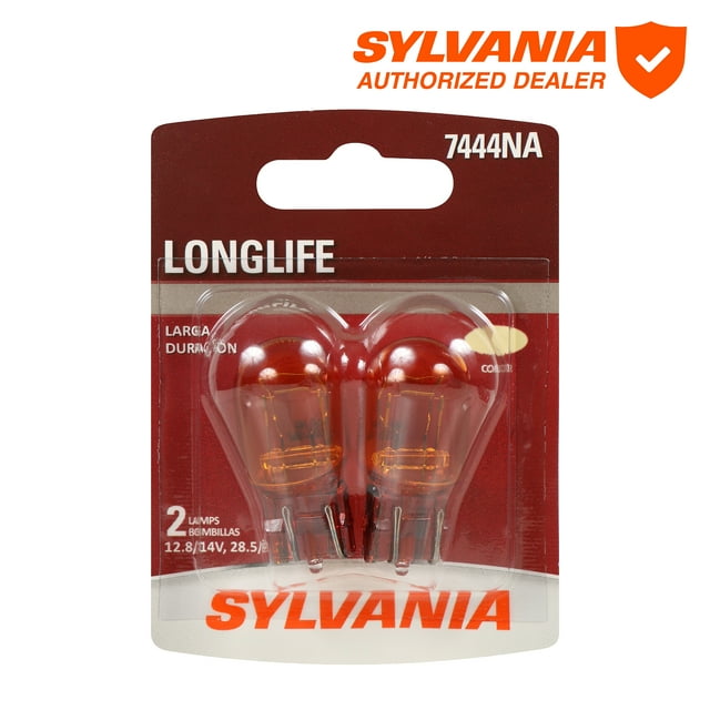 Sylvania 7444NA Long Life Mini Bulb, 2 Pack, Compatible with Multiple Cars - Walmart.com
