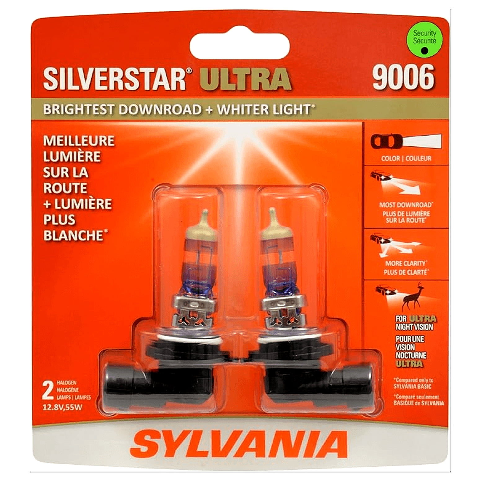 SYLVANIA - 9006 SilverStar Ultra - Walmart.com