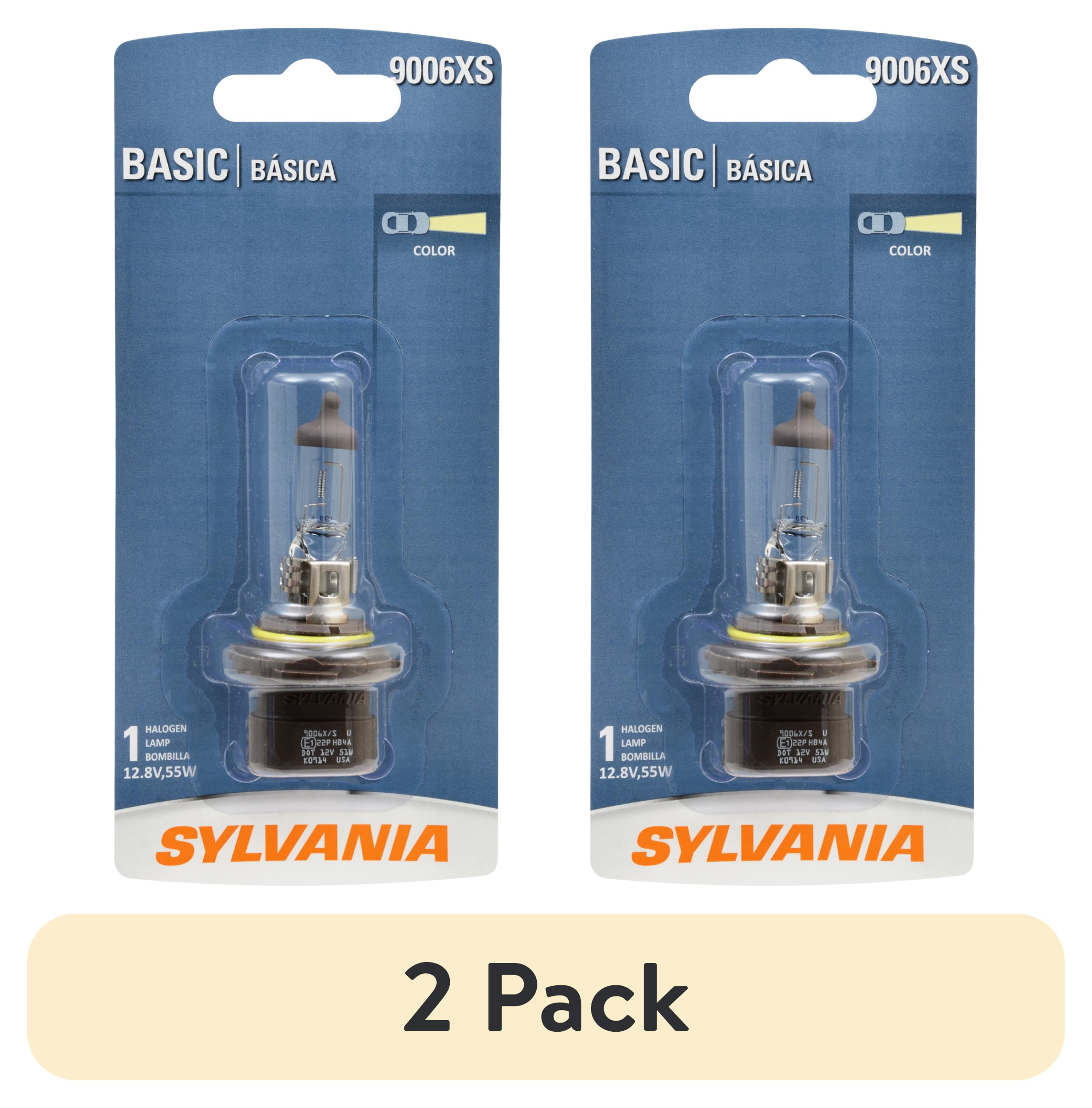(2 pack) Sylvania 9006XS Basic Halogen Headlight Bulb, 1 Pack ...