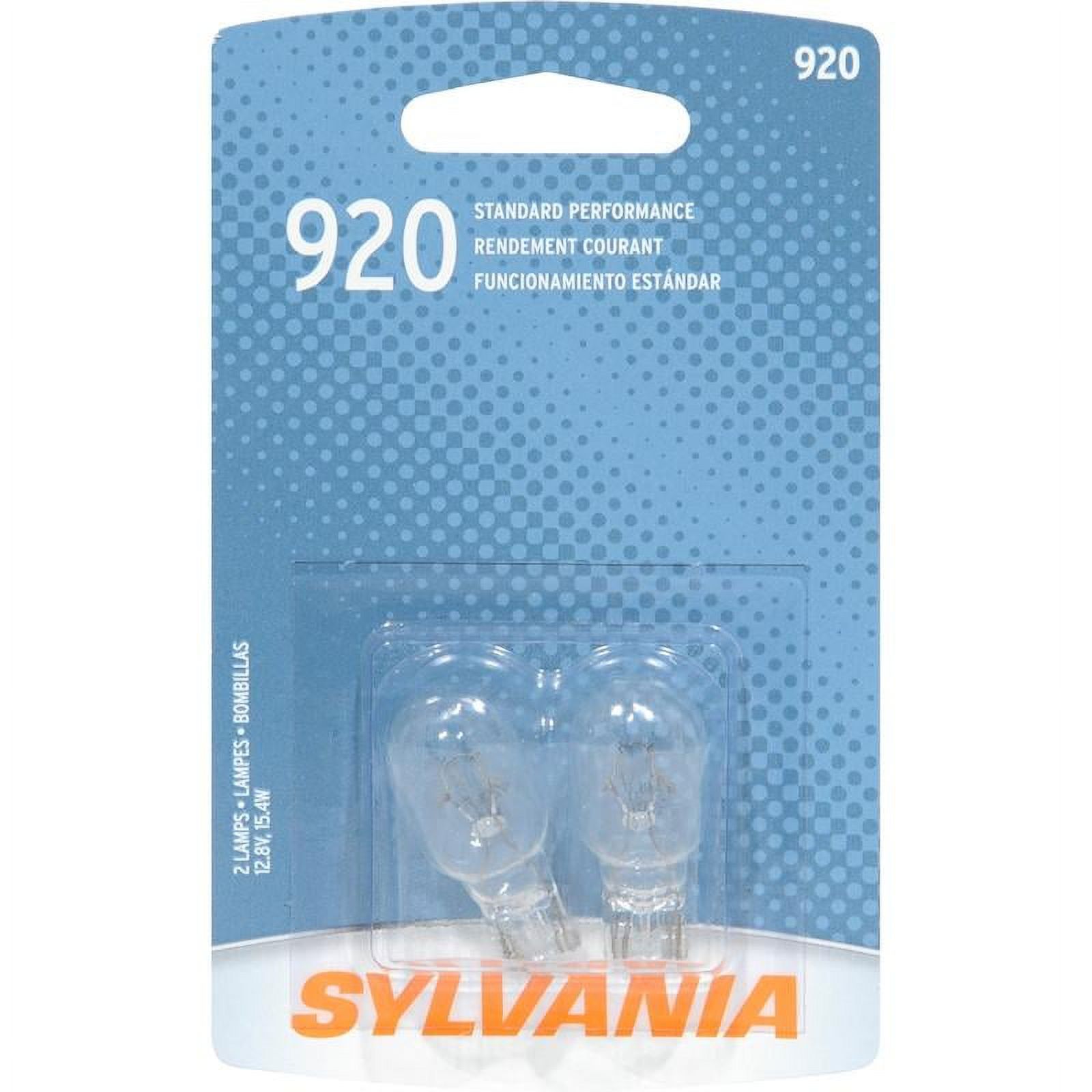 SYLVANIA 920 Basic Miniature Bulb, (Pack of 2) - Walmart.com