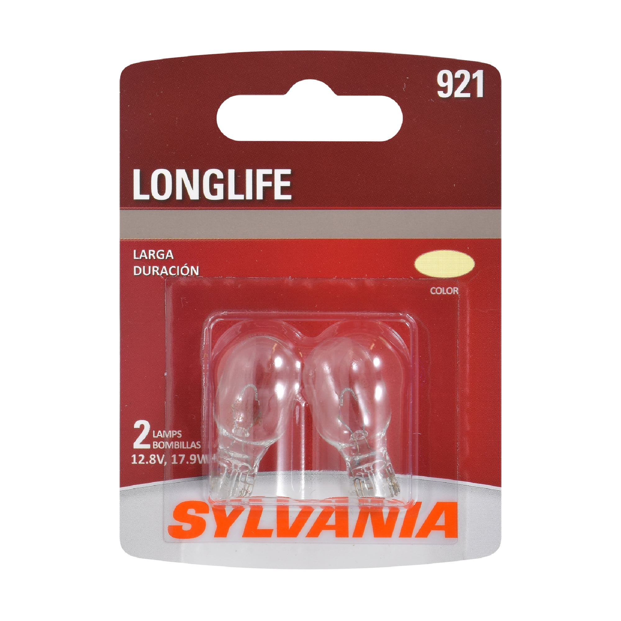 SYLVANIA 921 Long Life Mini Bulb, 2 Pack - Walmart.com