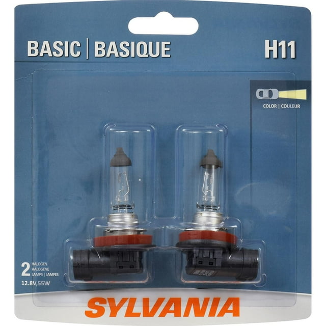 SYLVANIA H11.BP2 Automotive Halogen Bulb - Car Light Headlight Change ...