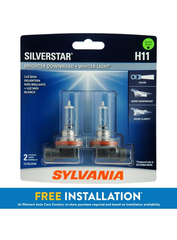 Sylvania H11 Headlight Bulbs in Sylvania Headlights - Walmart.com
