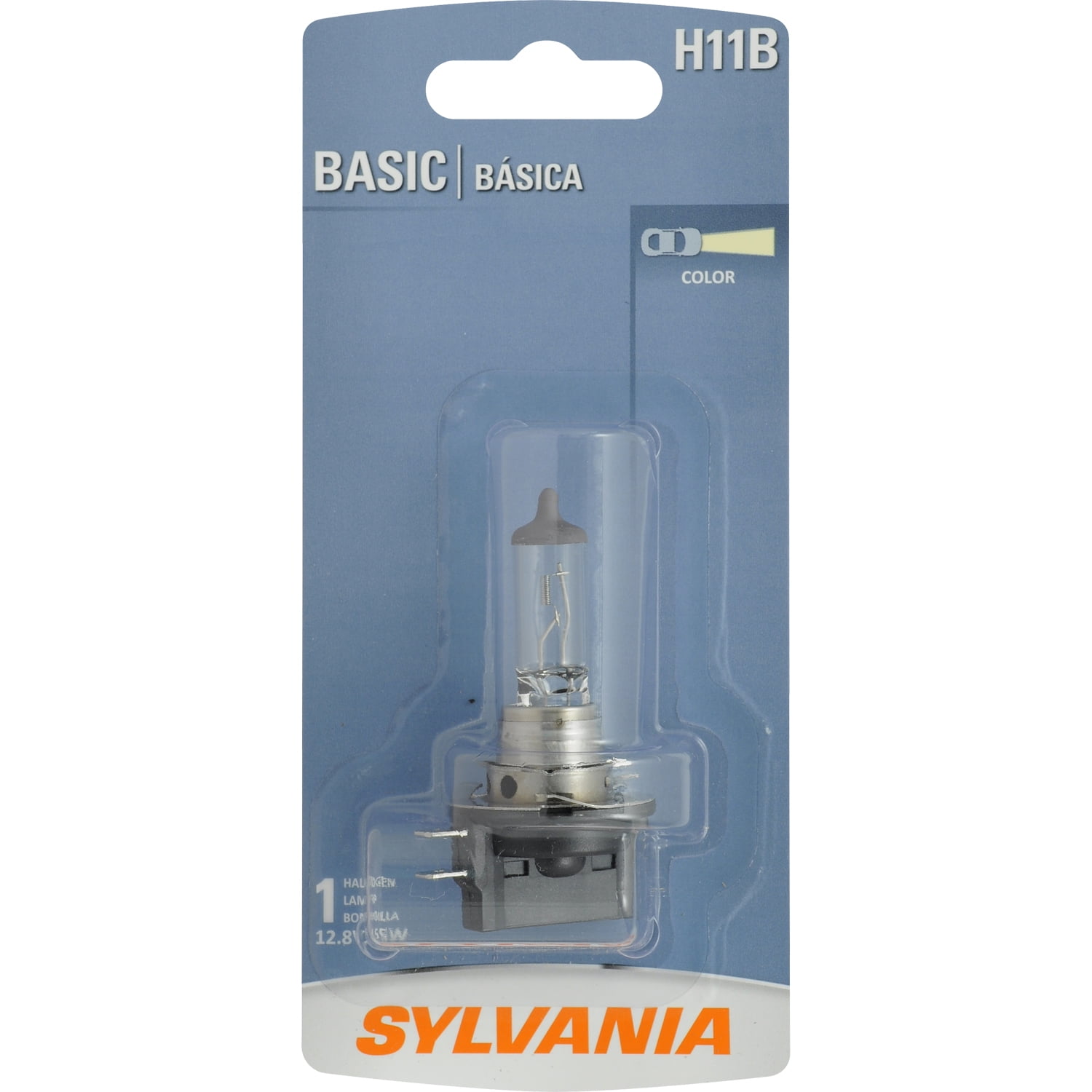Sylvania H11B Basic Halogen Headlight Bulb, 1 Pack, Compatible with ...