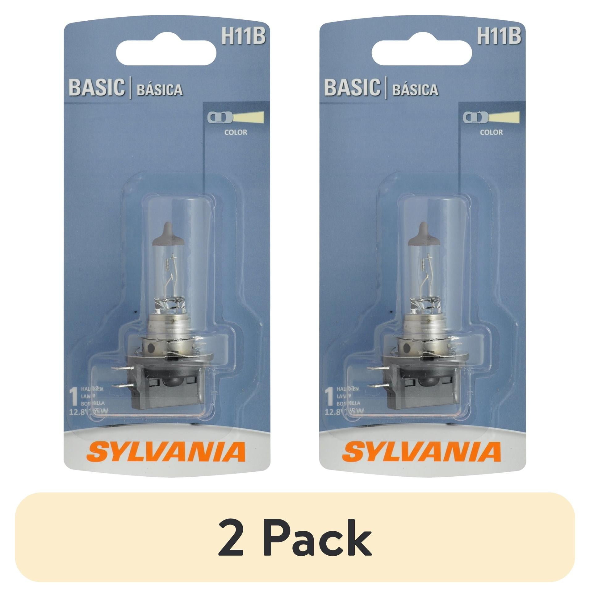 (2 pack) SYLVANIA H11B Basic Halogen Headlight Bulb, 1 Pack - Walmart.com