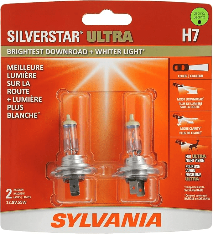 SYLVANIA - H7 SilverStar Ultra - Walmart.com