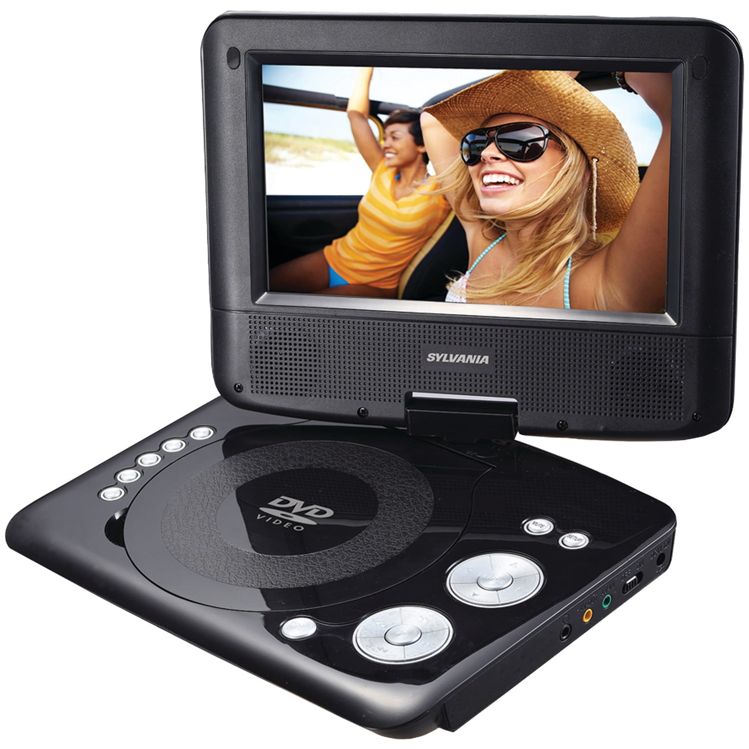 SYLVANIA SDVD7073 7" Swivel-Screen Portable DVD Player - Walmart.com