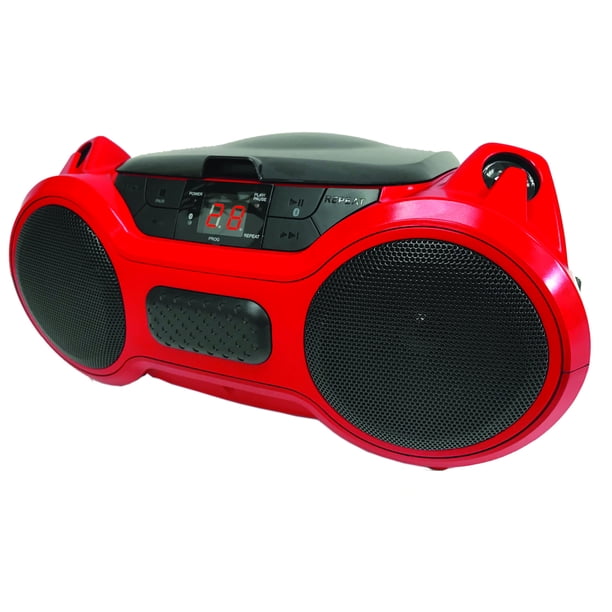 SYLVANIA SRCD1070BT-CANDY Bluetooth(R) Portable CD Radio Boombox (Candy ...