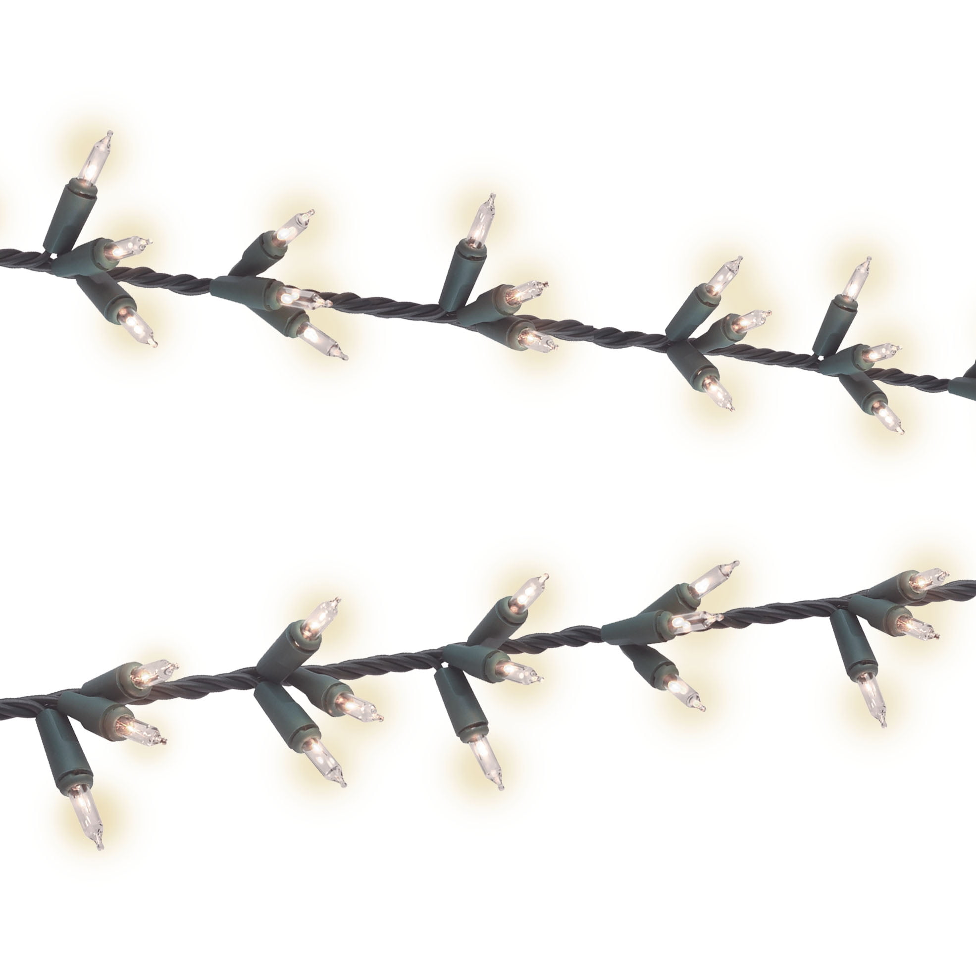 SYLVANIA Stay-Lit Platinum Warm White LED Cluster Strings Lights, 13.5 ...