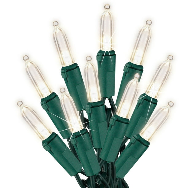 SYLVANIA Stay-Lit Warm White LED Strings Lights Holiday Lighting, 23.75 ...