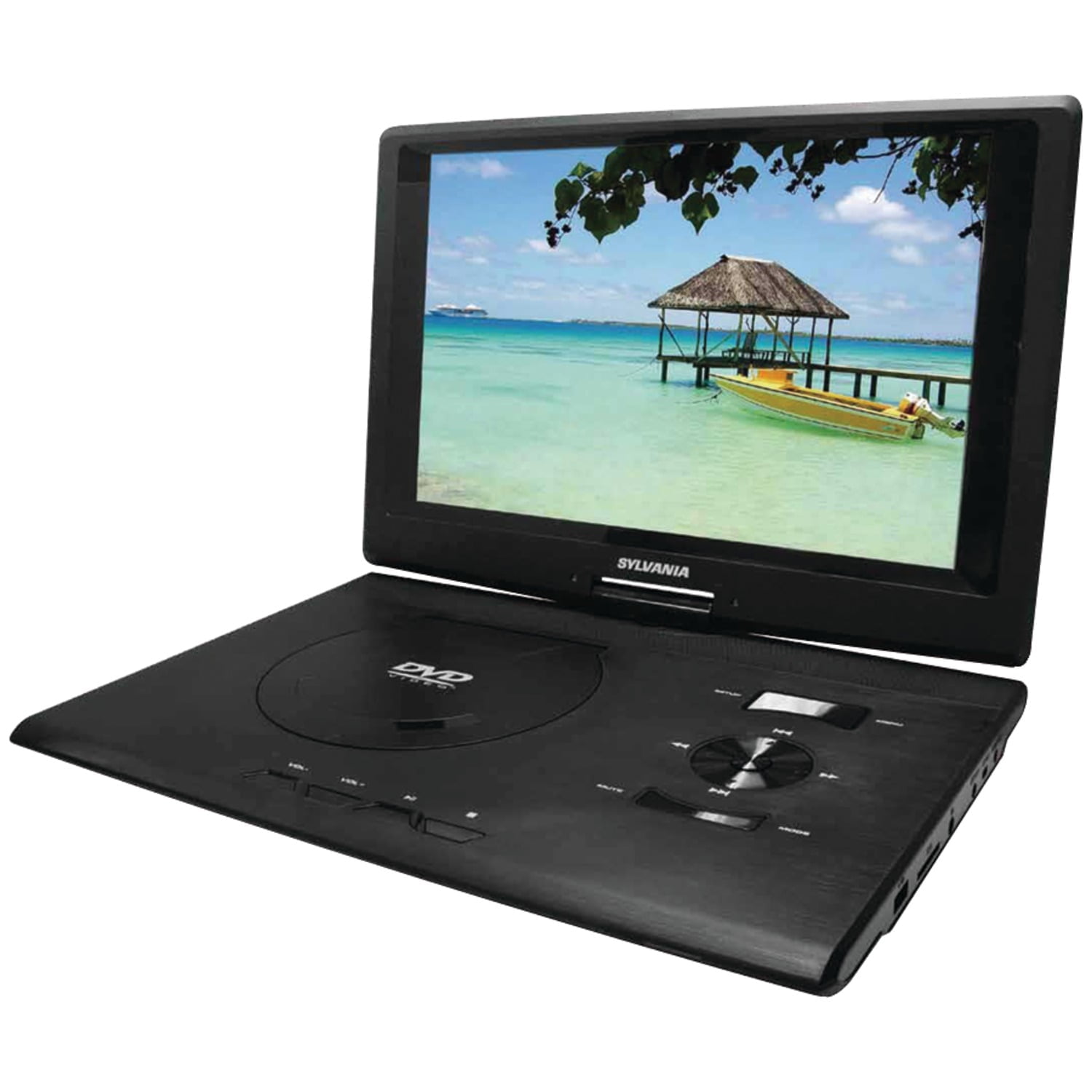 SYLVANIA Swivel-Screen Portable DVD Player (13 Inch) - Walmart.com