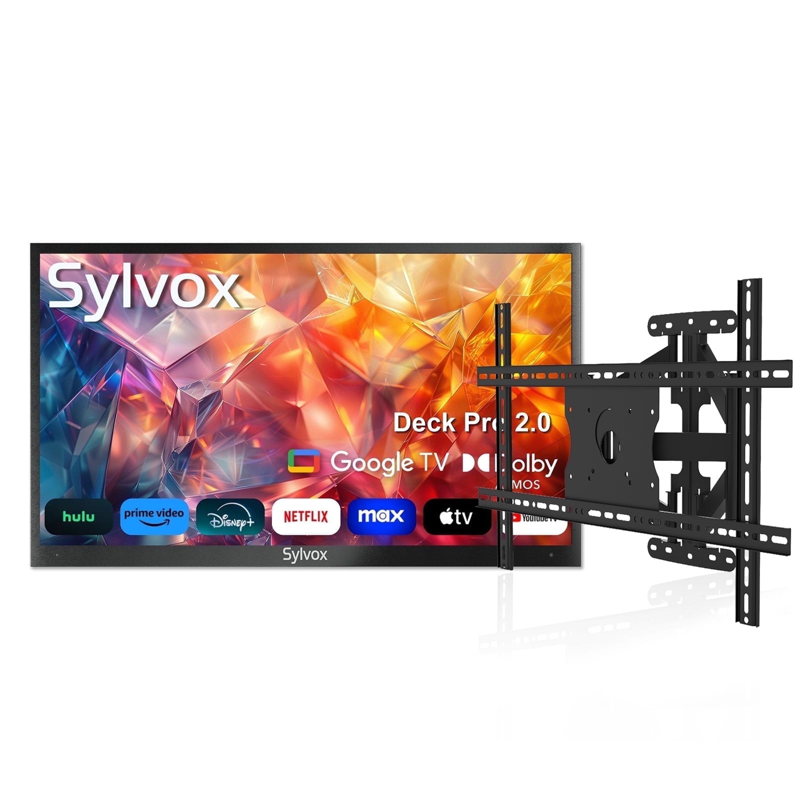Free Shipping! Sylvox 65 inch Outdoor TV Partial Sun 1000 Nits 4K LED ...