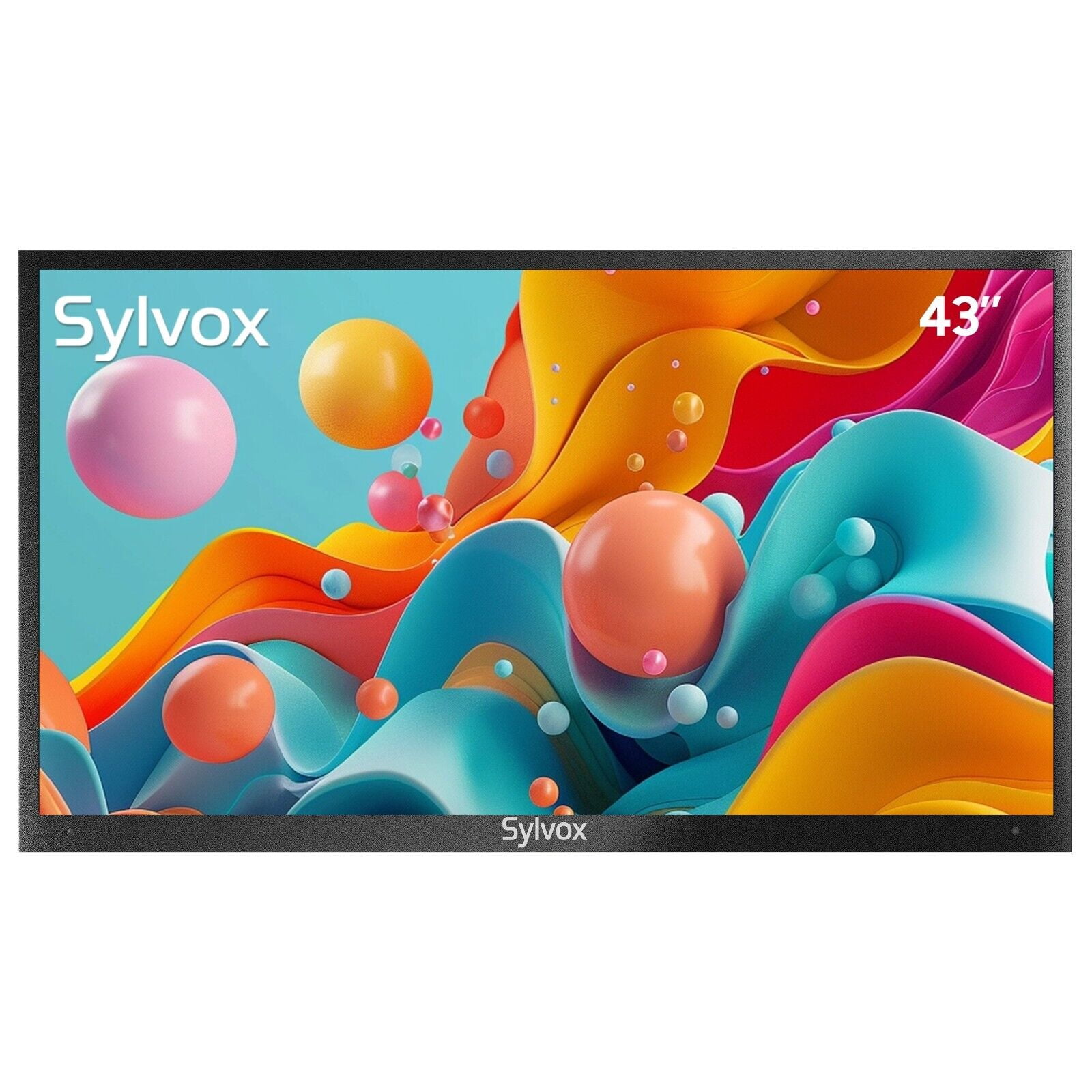SYLVOX Outdoor TV, 43" Full Sun Outdoor Smart TV, 2000nits 4K UHD High ...