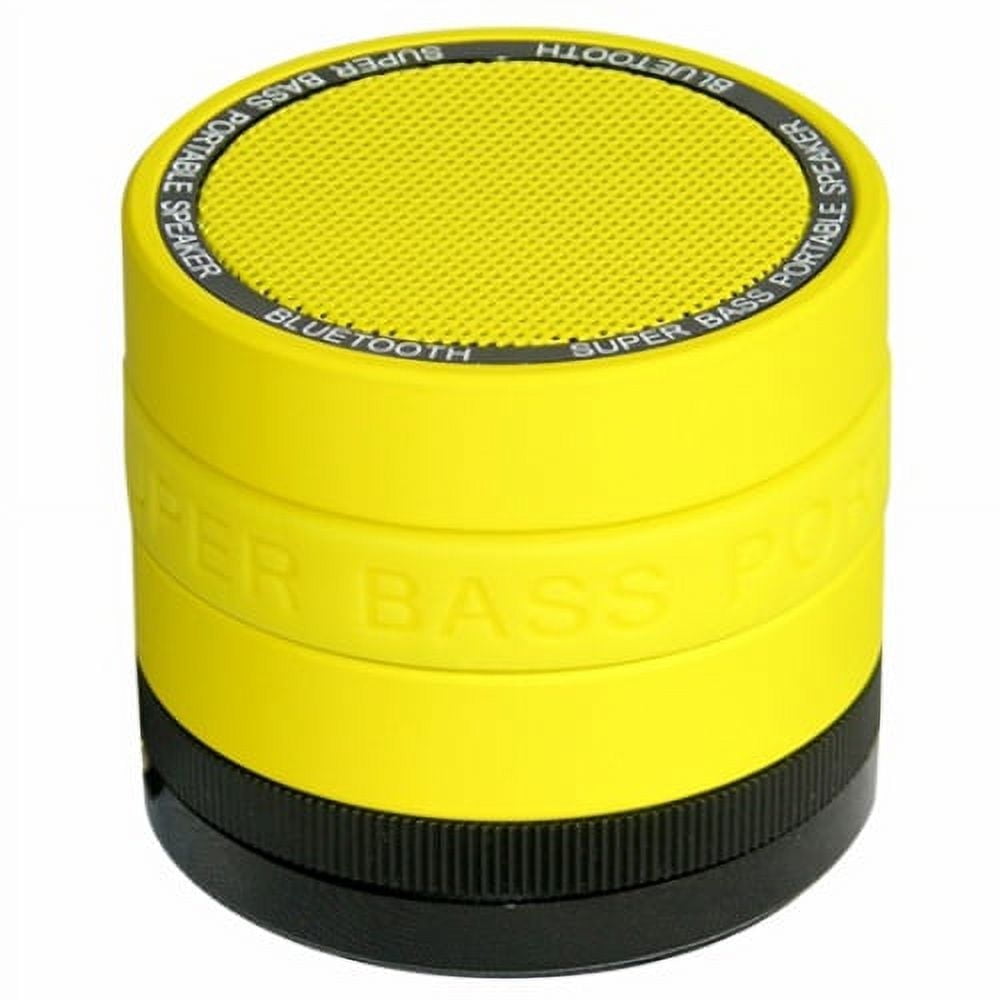 SYN Portable Bluetooth Speaker with 8 Customizable Color Bands - Yellow ...