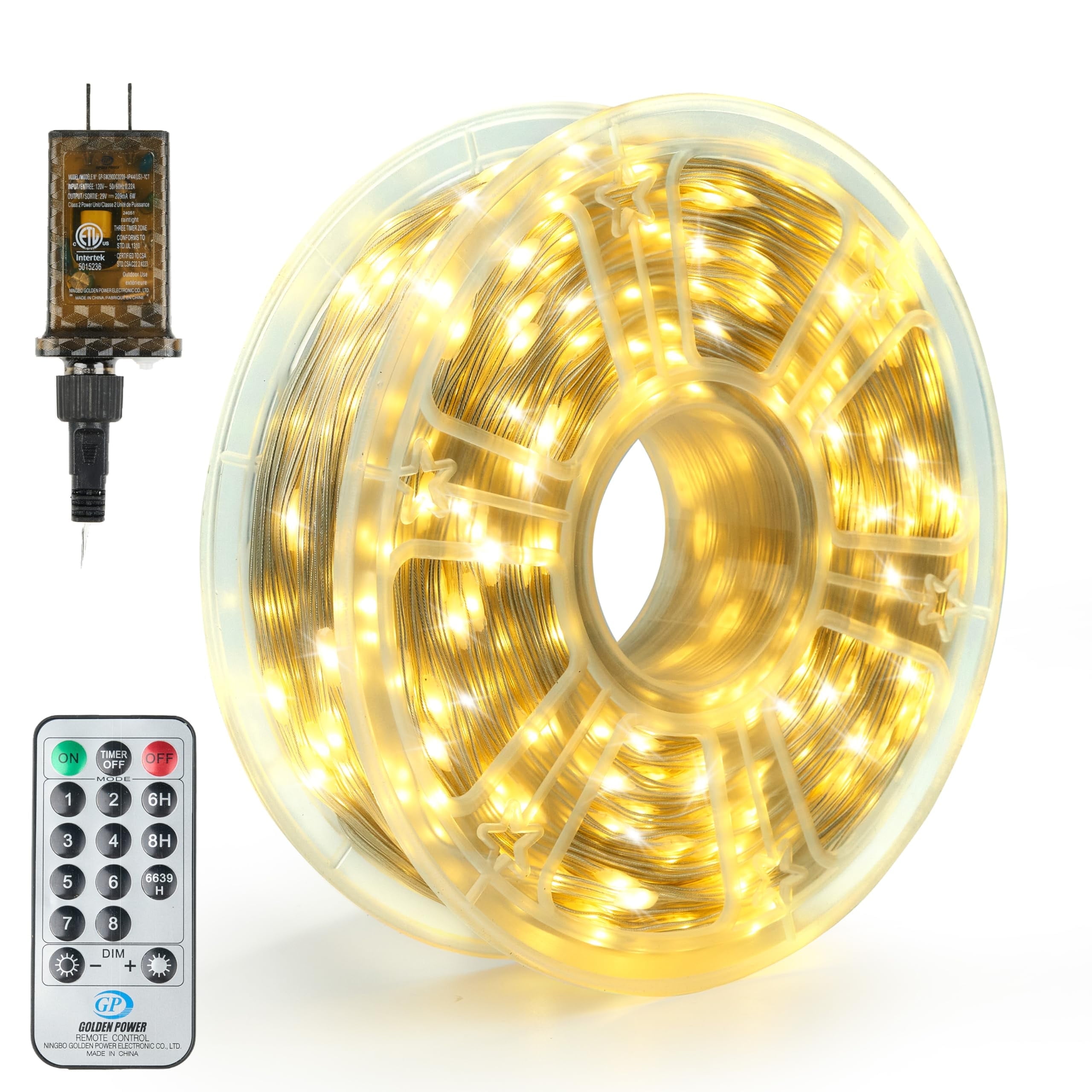 Joyfy, 1200 Led Christmas Lights, 393 FT Multicolor String with Remote ...