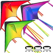 In the Breeze 3071 — Colorful Tie Dye Box Kite, 37-Inch — Stable Single ...