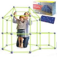 TOWER TUBES Stem Fort Building Kit - 510 Pieces for Kids 7+, Indoor and ...