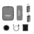 SYNCO G1TL 2.4G Wireless Microphone System Including Clip-on Mic + Mini Receiver with 2 ...