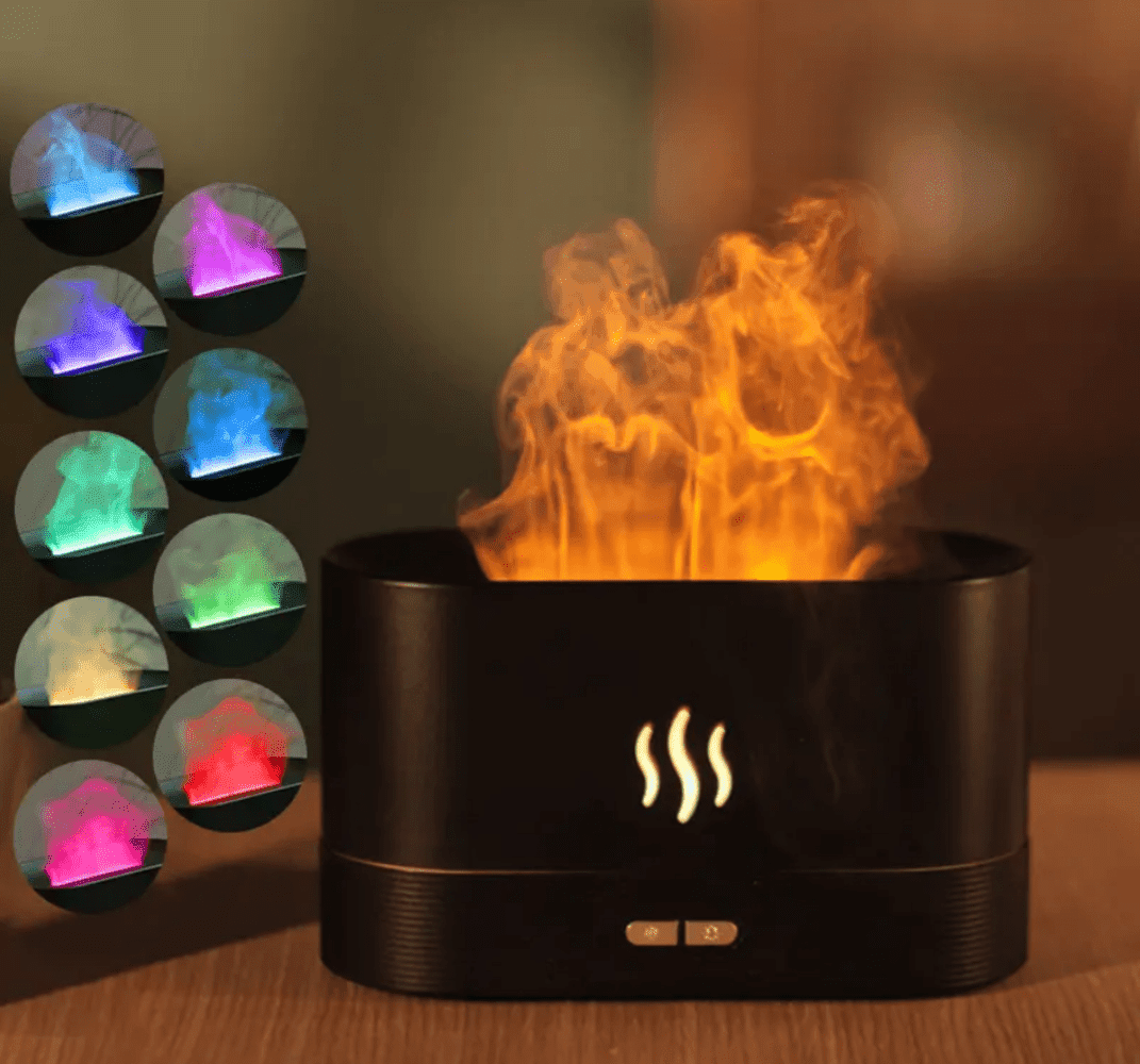 SYNELLO Flame Diffusers for Essential Oils Fire-Inspired Diffuser ...