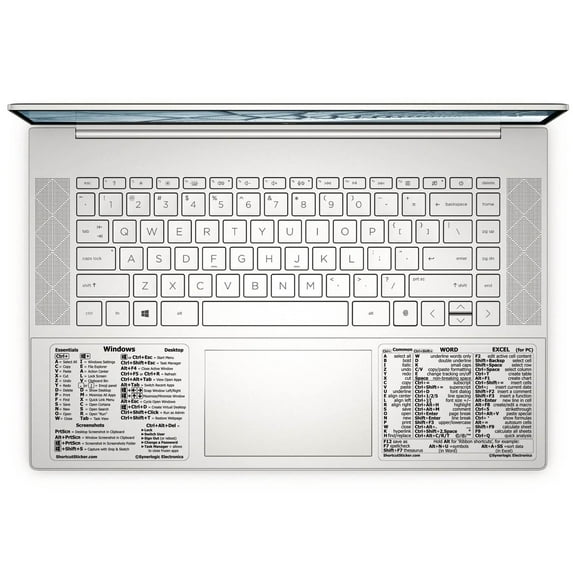 SYNERLOGIC Windows + Word/Excel (for Windows) Quick Reference Guide Keyboard Shortcut Stickers ...