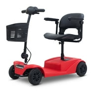 Elderly Handicap Foldable SACVON Motorized 4-Wheel Scooter with Cane ...