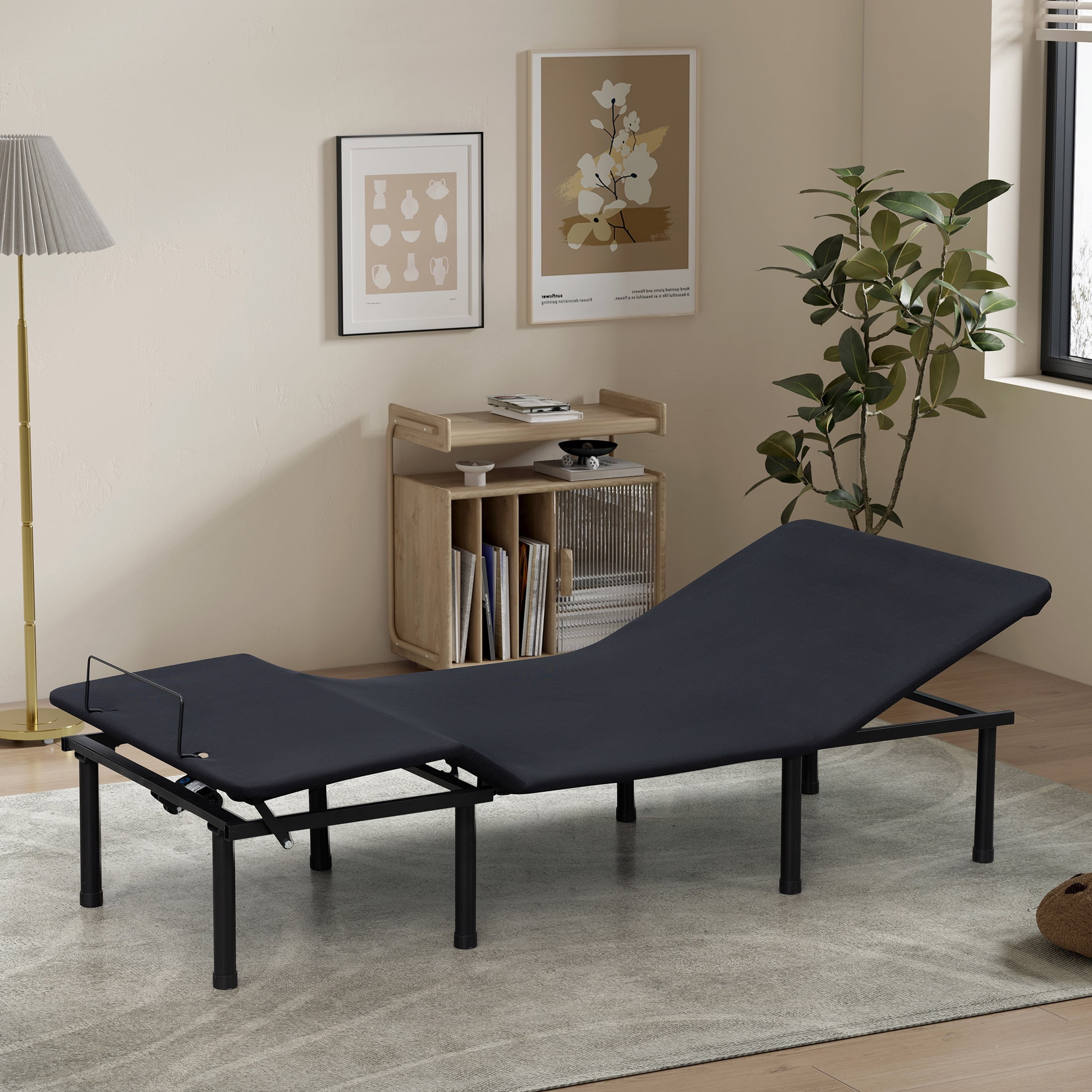 SYNGAR Electric Adjustable Bed Frame Twin XL for Bedroom, Twin XL Bed ...
