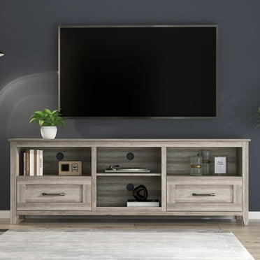 59 Inch TV Stand for TV up to 50 60 65 Inches, Farmhouse Wood TV ...