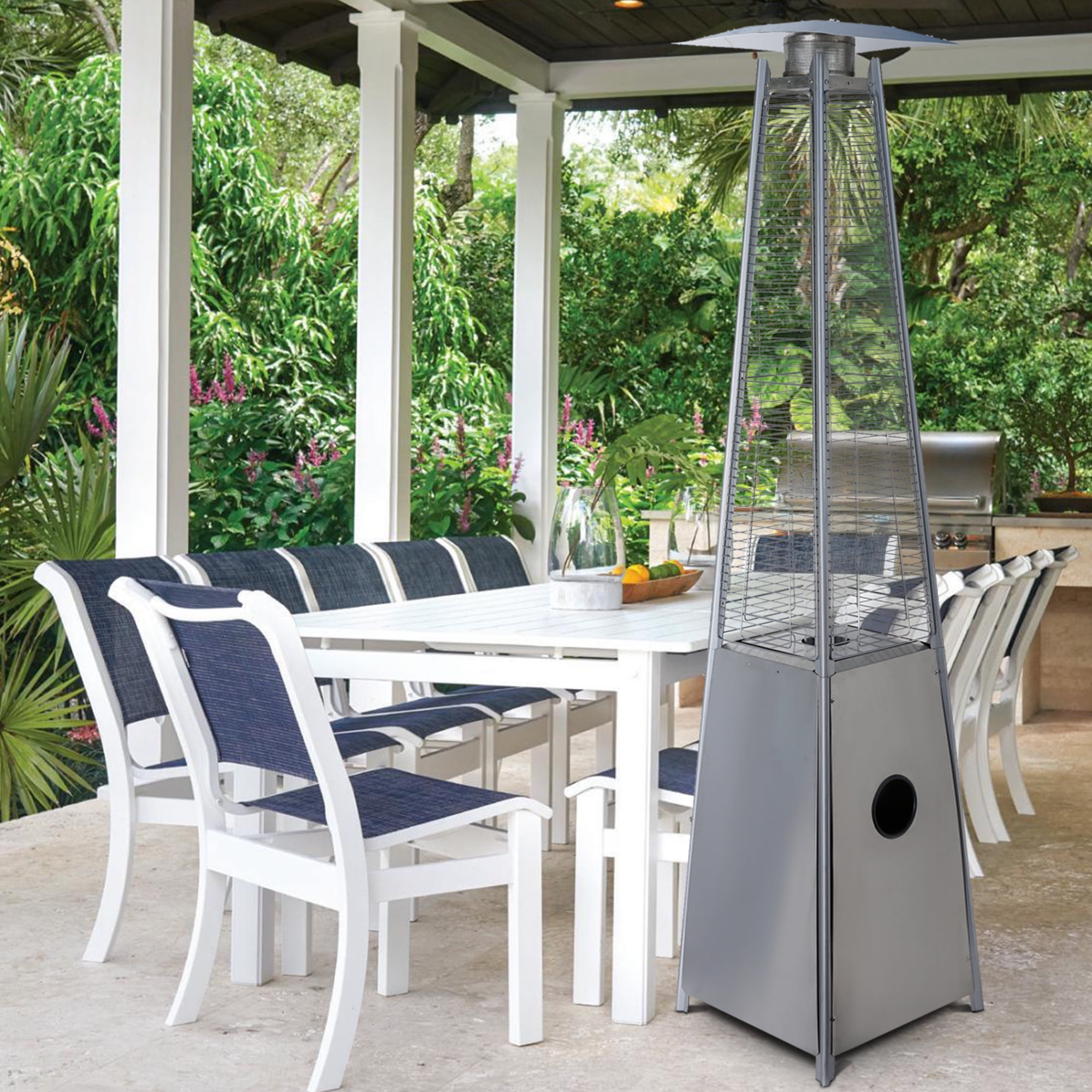 SYNGAR Patio Heaters Tall Propane, Portable Heater 40000 btu for ...