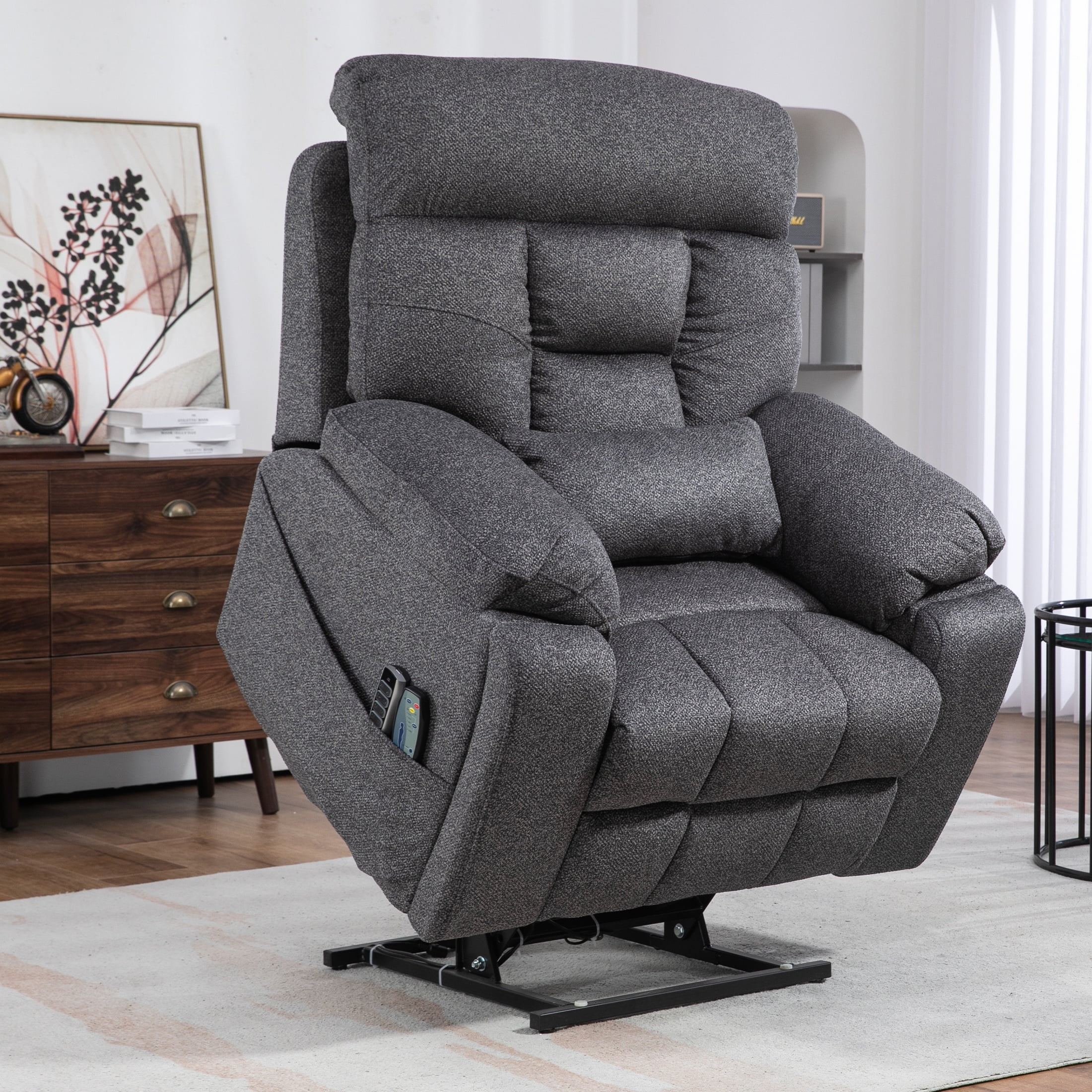 SYNGAR Power Lift Recliner Chair for the Elderly, Oversized Recliner ...