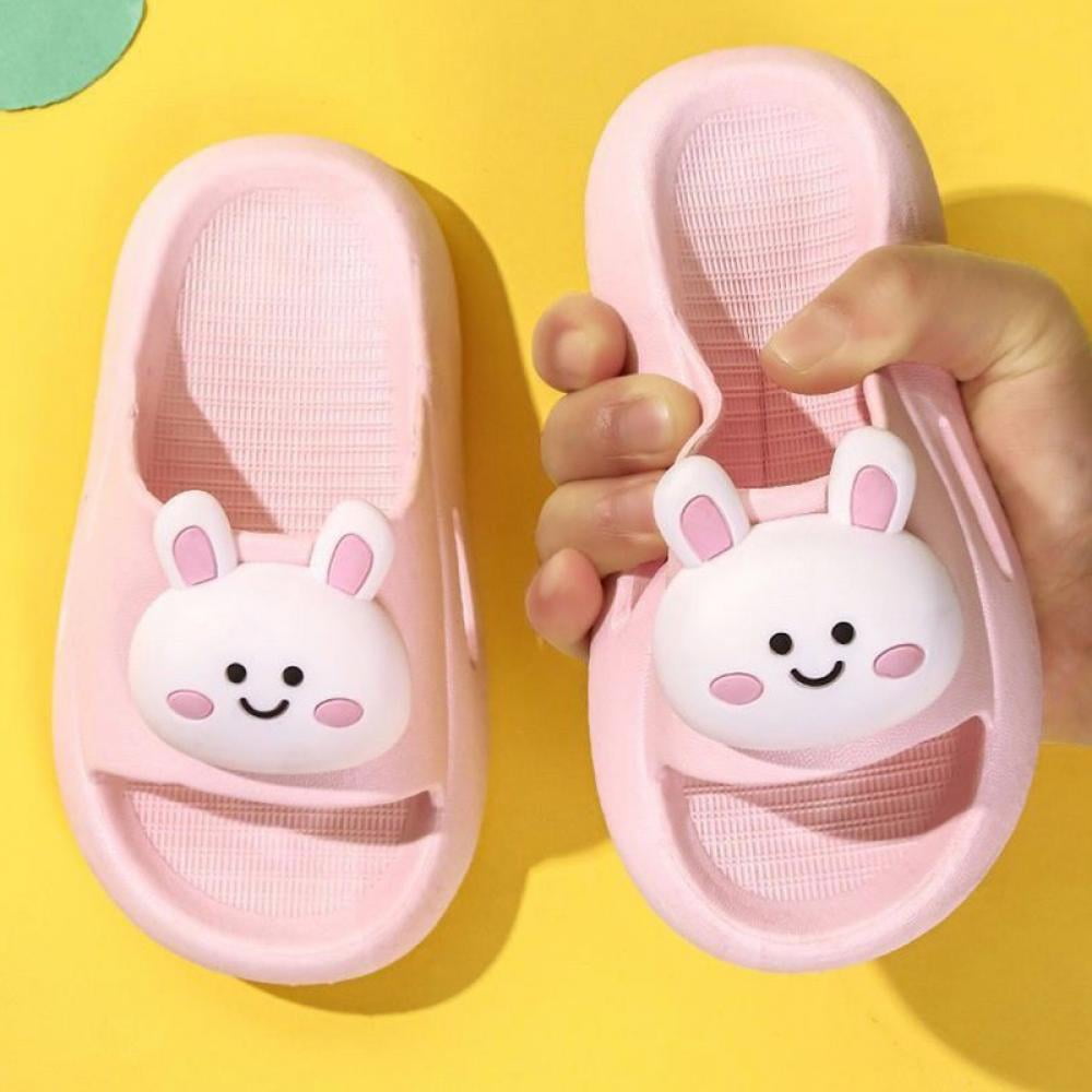 SYNPOS Girls Boys Cartoon Slippers Summer Slides Sandals Kids Shower ...