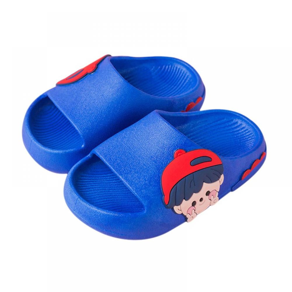 SYNPOS Girls Boys Cartoon Slippers Summer Slides Sandals Kids Shower ...