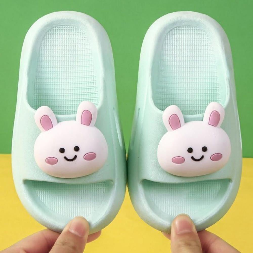 SYNPOS Girls Boys Cartoon Slippers Summer Slides Sandals Kids Shower ...