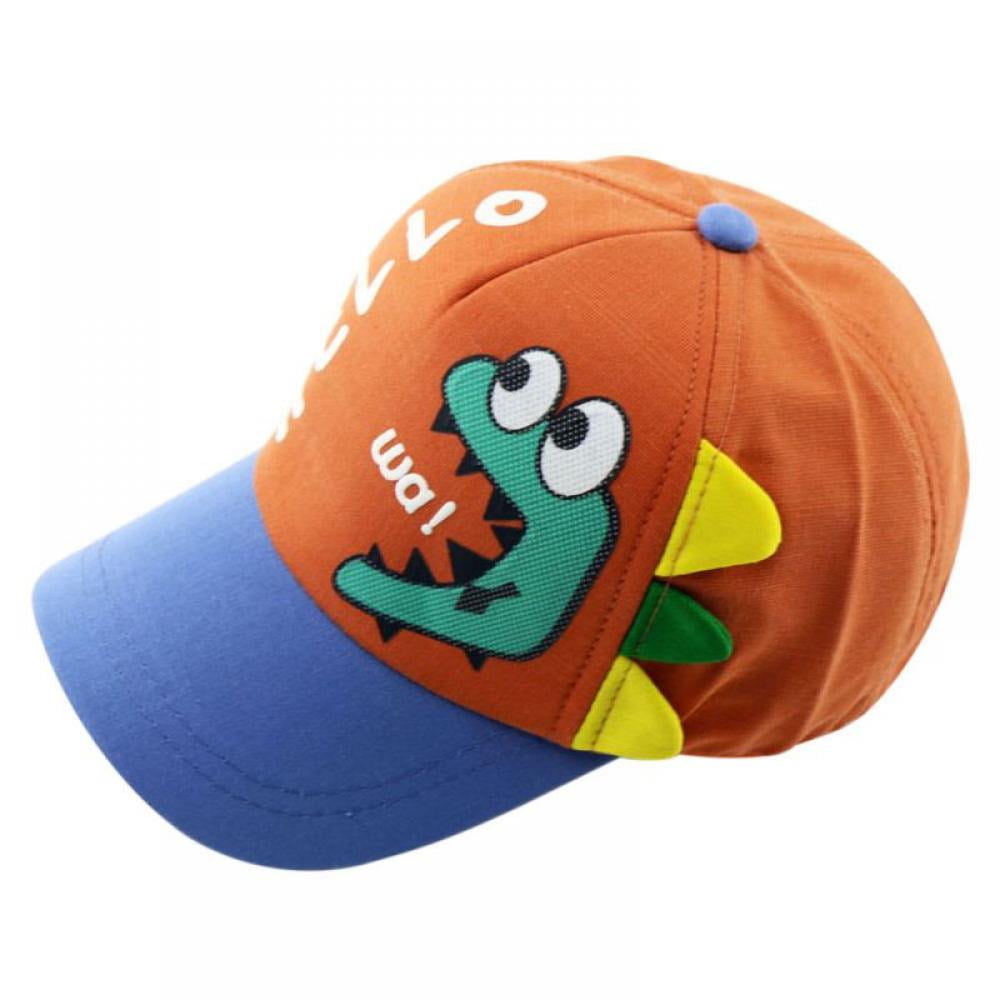 SYNPOS Little Boys Baseball Cap Toddler Sun Cap Dinosaur Sun Hat Kids ...