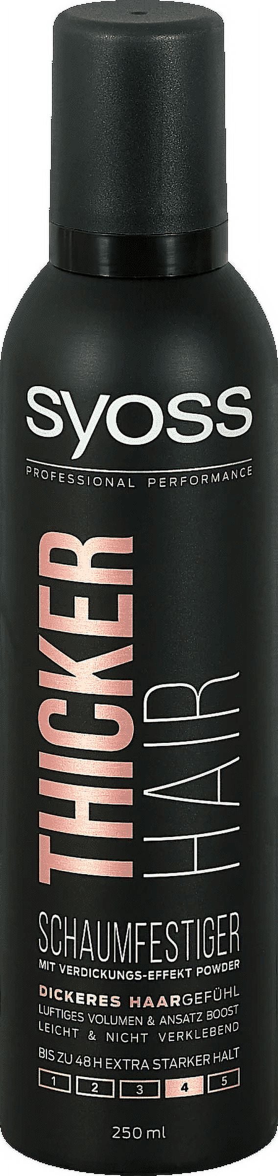 SYOSS Hair Mousse: THICKER HAIR 250ml/8.45 fl oz - Walmart.com