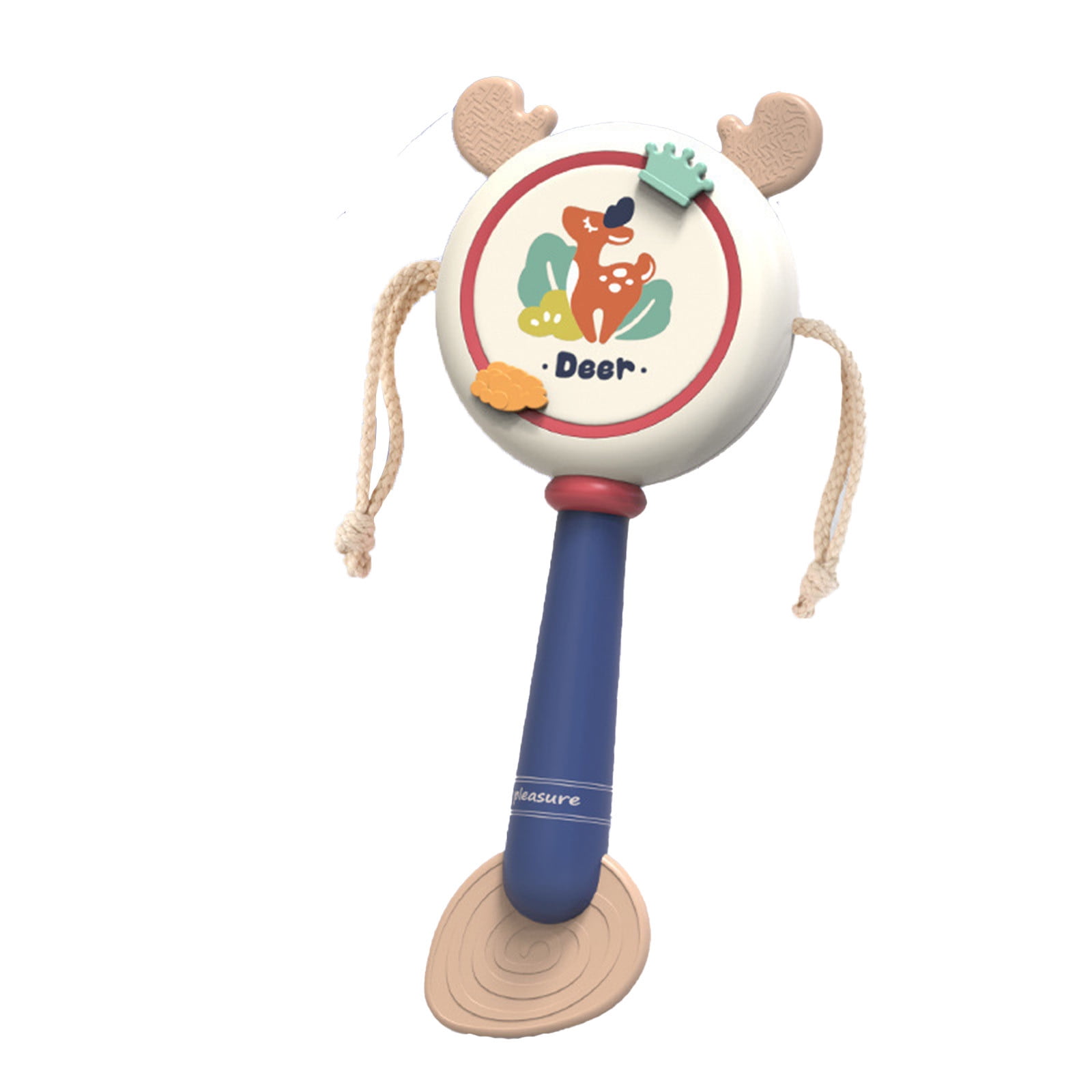 SYOT Baby Hand Rattle Toys Chinese Traditional Kids Monkey Drum Toddler ...