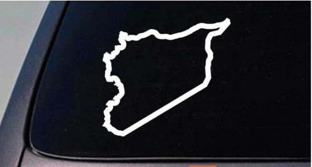 SYRIA country sticker truck car window laptop vinyl decal 6" sticker ...