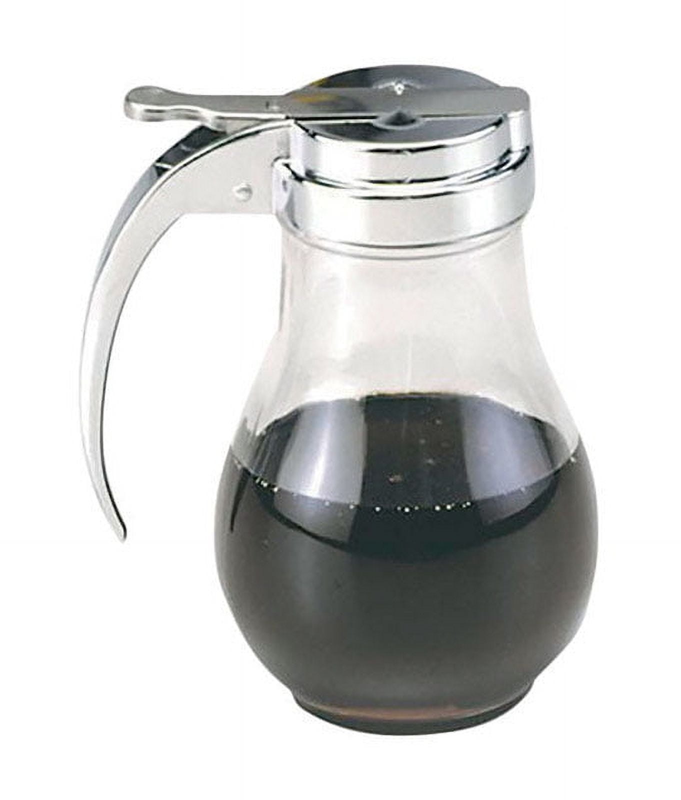 Norpro 12 Oz Clear Glass Honey and Syrup Dispenser, Tear Drop Shape ...