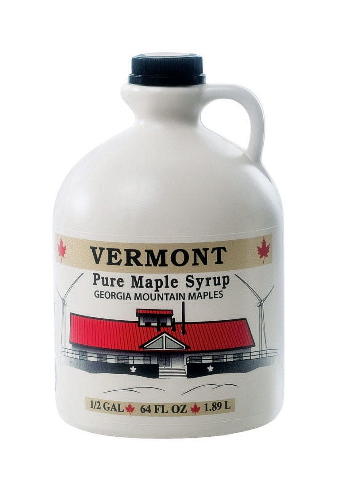 Georgia Mountain Maples Vermont Pure Syrup 1/2 gal. Jug - Walmart.com