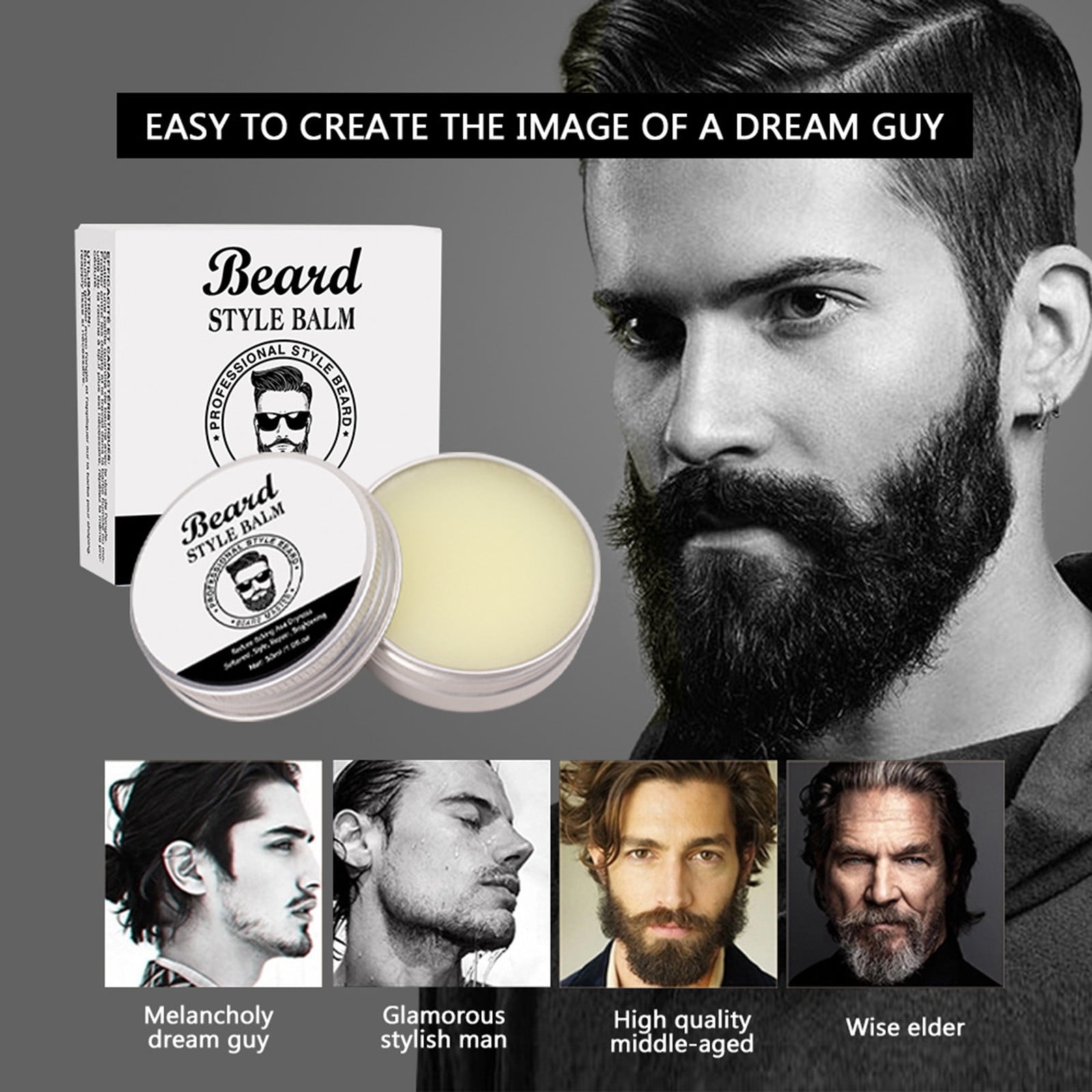 SYS Beard Moisturizing Creams Frizz Styling Beard Creams Men's Beard ...