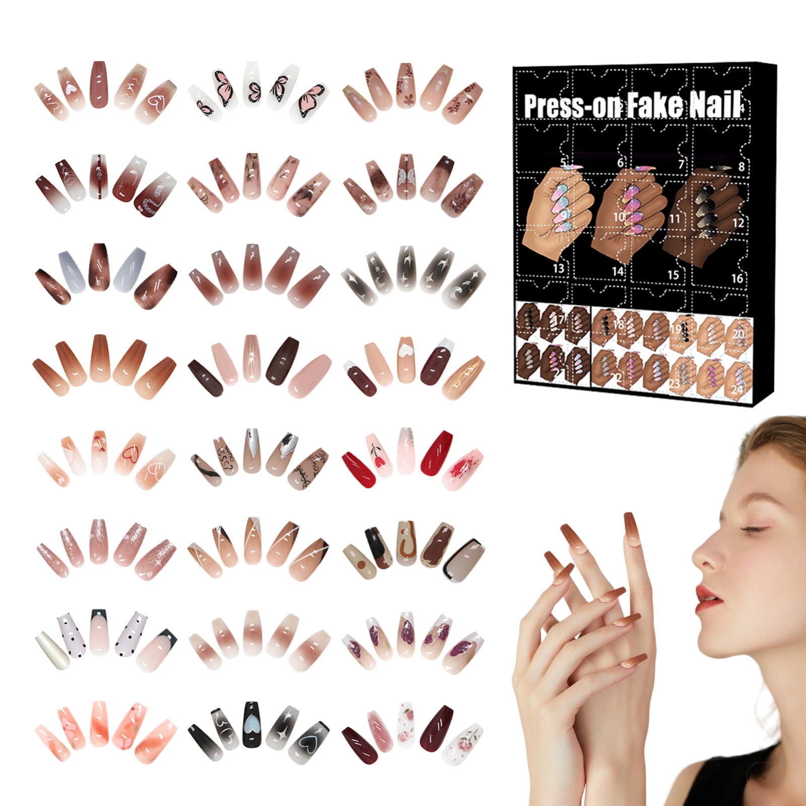 SYS Christmas New Nail Advent Calendar For Nail Modelling New Nail ...