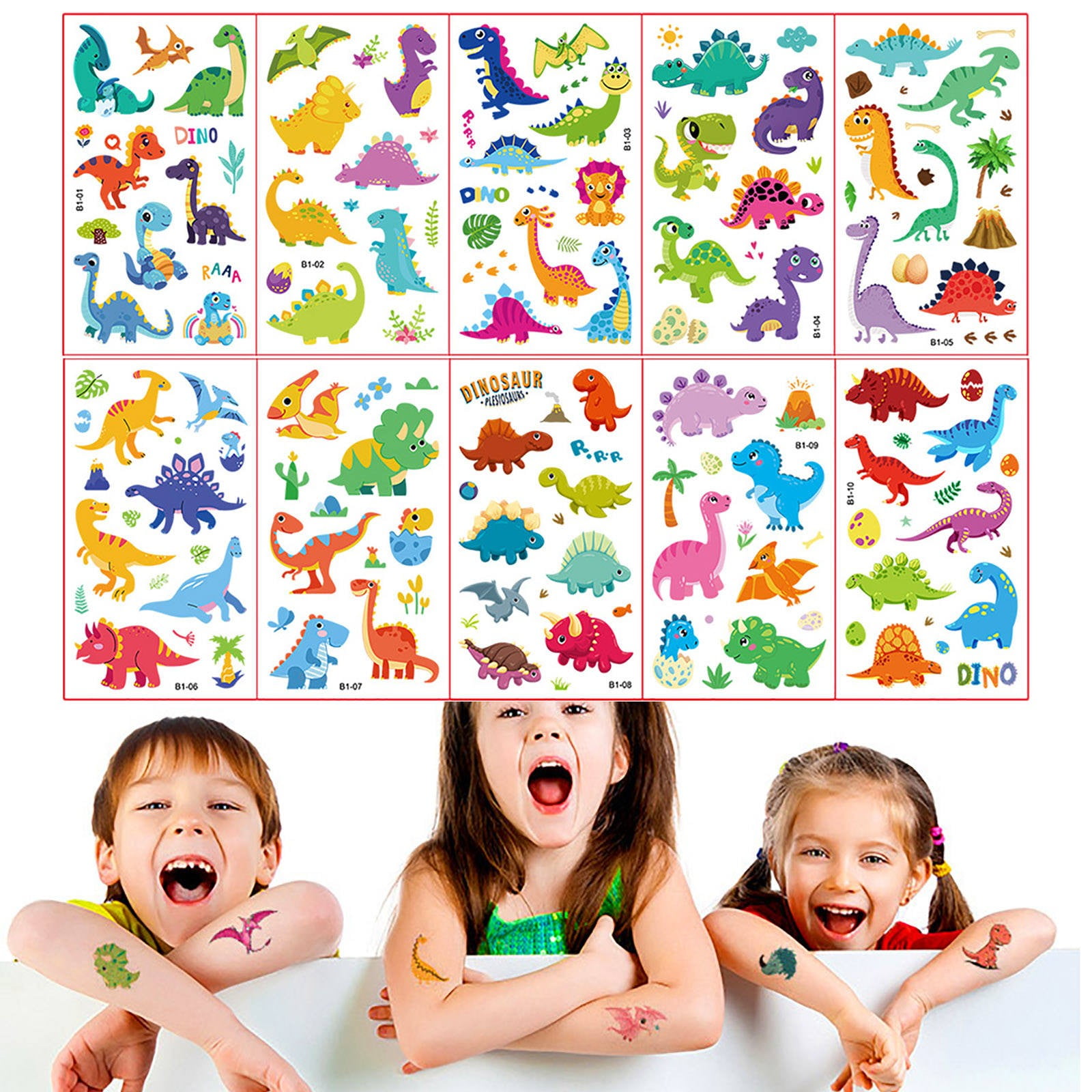 SYS Dinosaur Stickers For Kids Boys Girls Toddlers Teacher Stickers Potty Chart Training ...