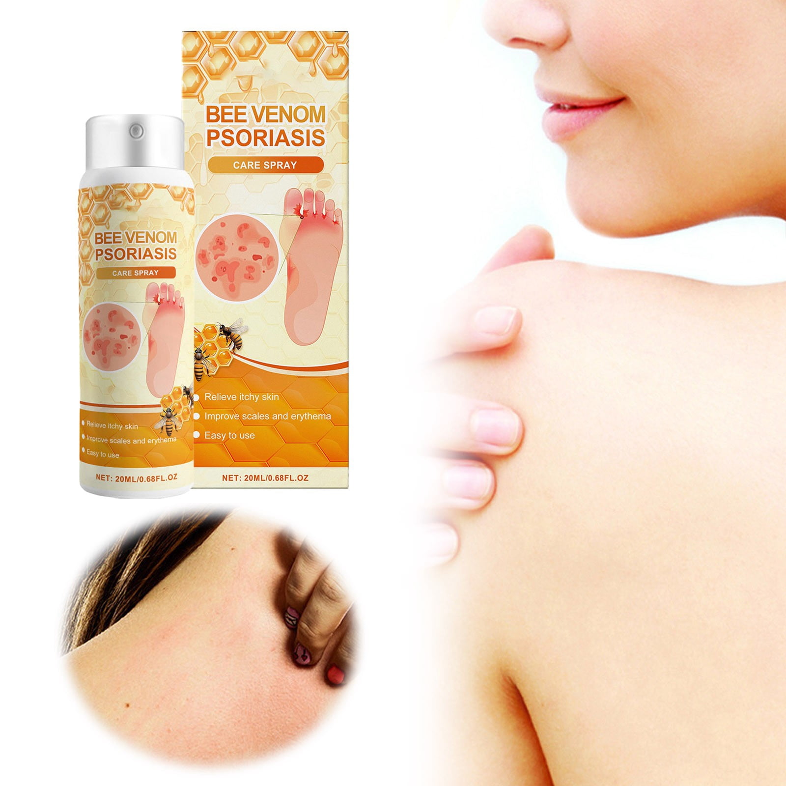 SYS Skin Spray Nourishes And Smoothes Skin Moisturizes Body Hands And Feet Skin Care Spray 20ml ...