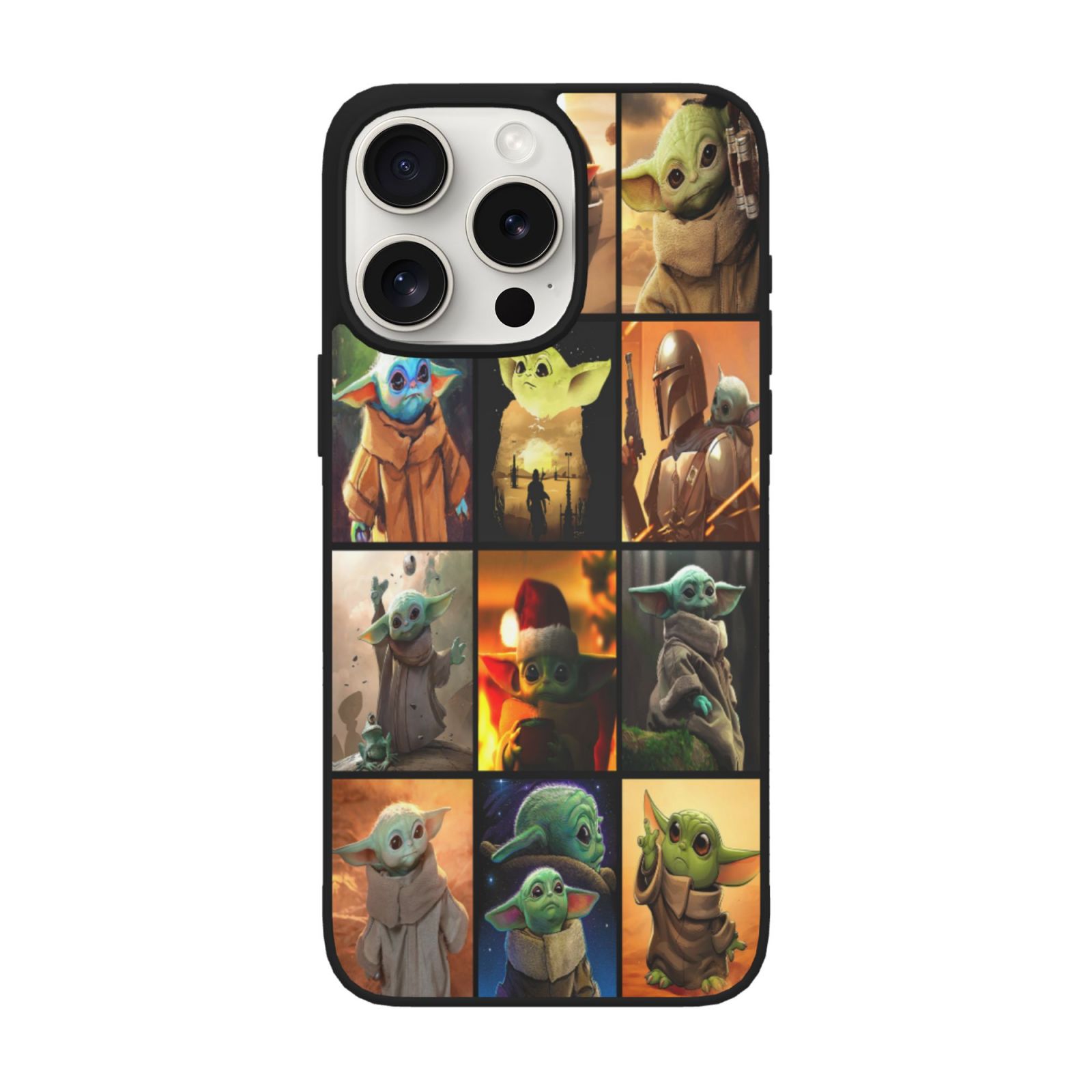 SYSFOURC Baby Yoda Phone Case For iPhone 15 Pro,Cute Phone Case For ...