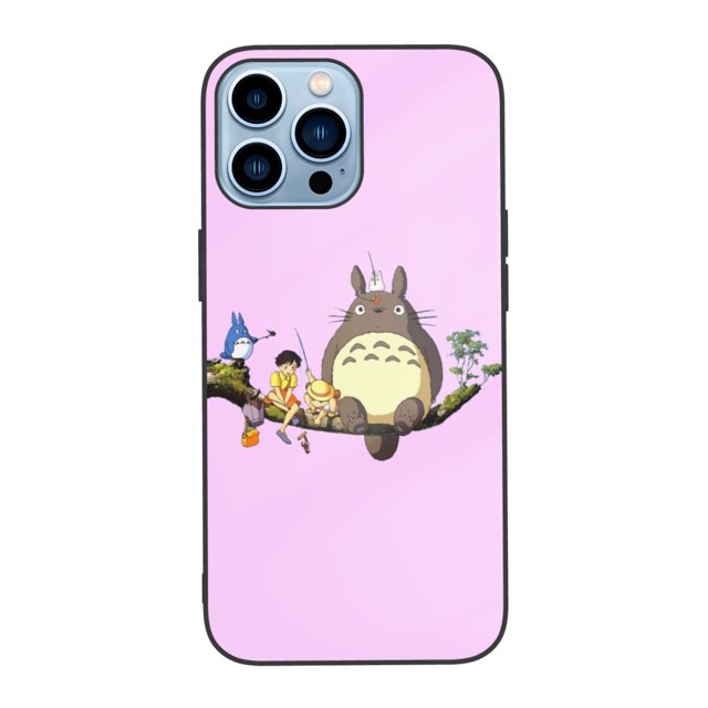 SYSFOURC Cartoon Totoro Phone Case For iPhone 13 Pro,Cute Phone Case ...