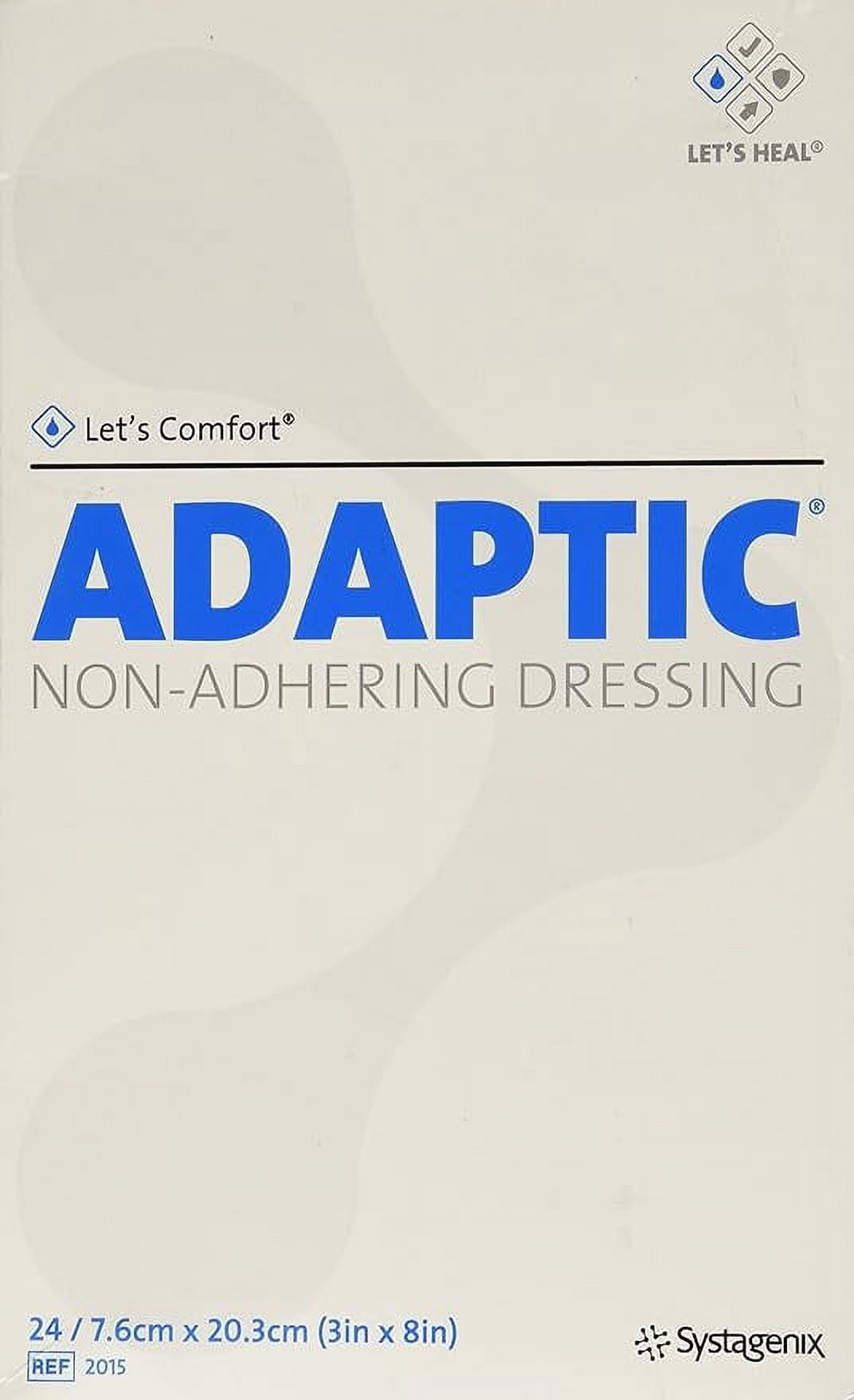 SYSTAGENIX WOUND MNGMNT Adaptic Non-Adhering Dressing, 24 Count ...